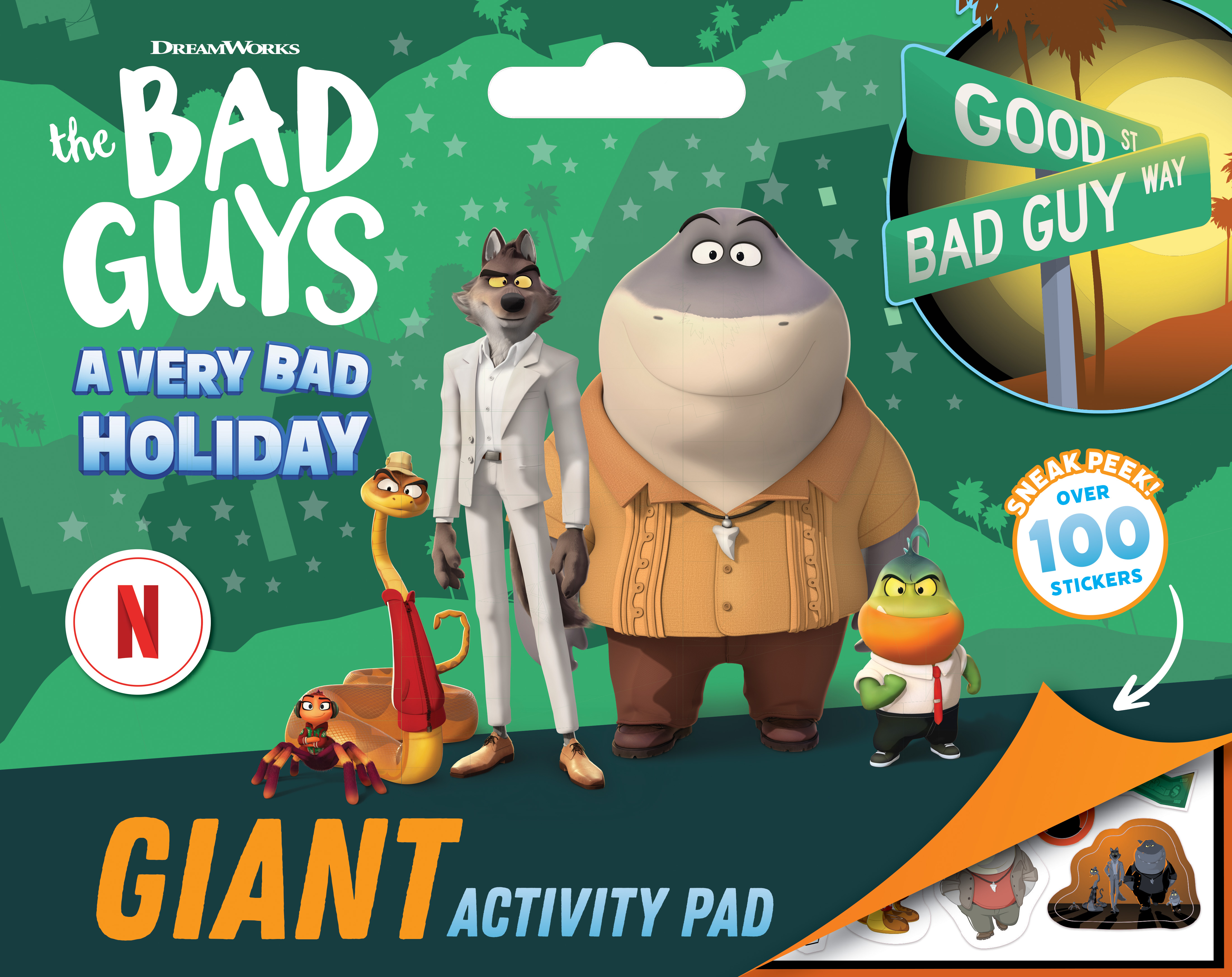 the Bad Guys: A Very Bad Holiday: Giant Activity Pad (DreamWorks ...